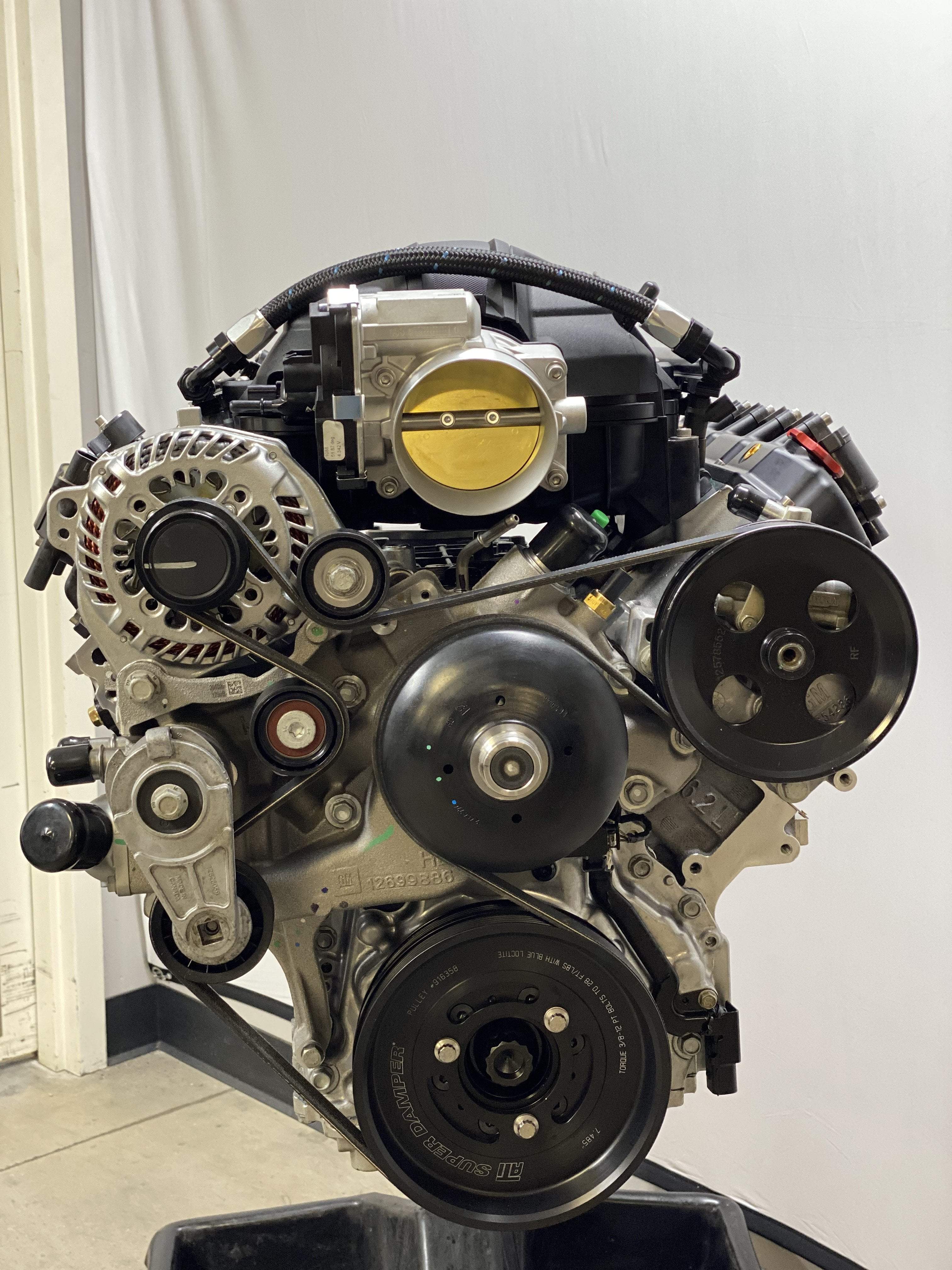 427ci GM LT Gen V | Aluminum Re-Sleeve Block | Wet Sump | Factory Mast ...