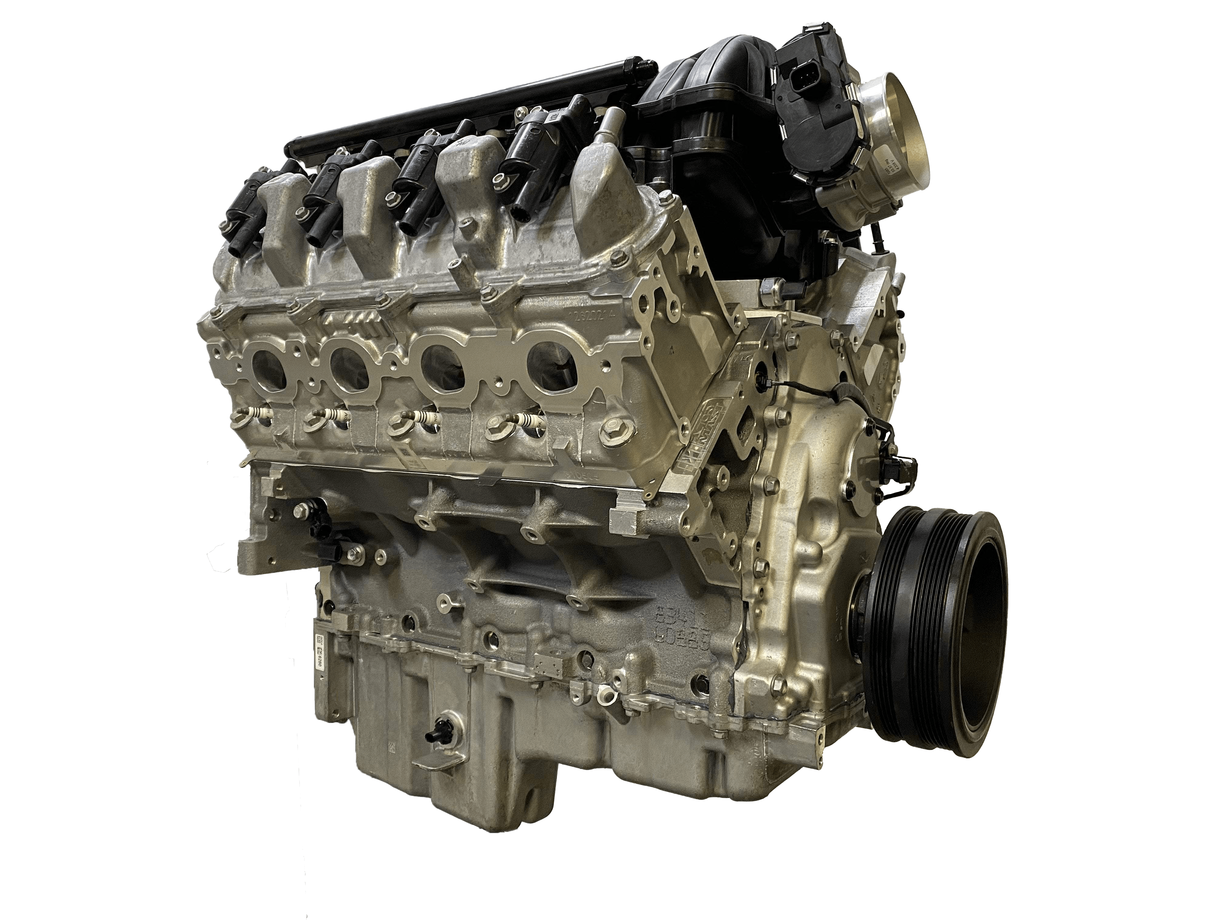 600* HP Aluminum Block - 6.6 Liter Factory Mast Turn Key Crate Engine ...