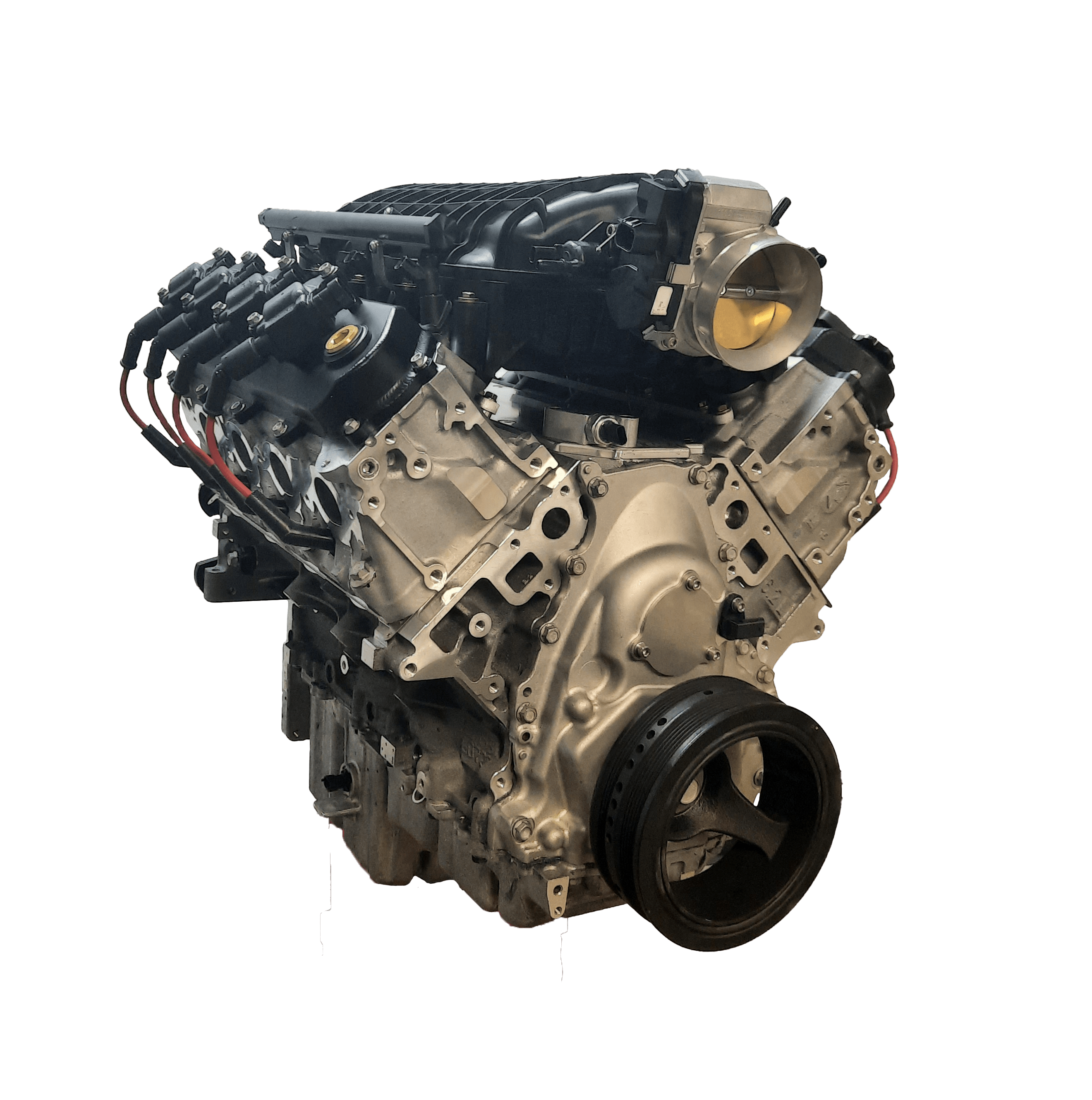 600* HP Aluminum Block - 6.6 Liter Factory Mast Turn Key Crate Engine ...