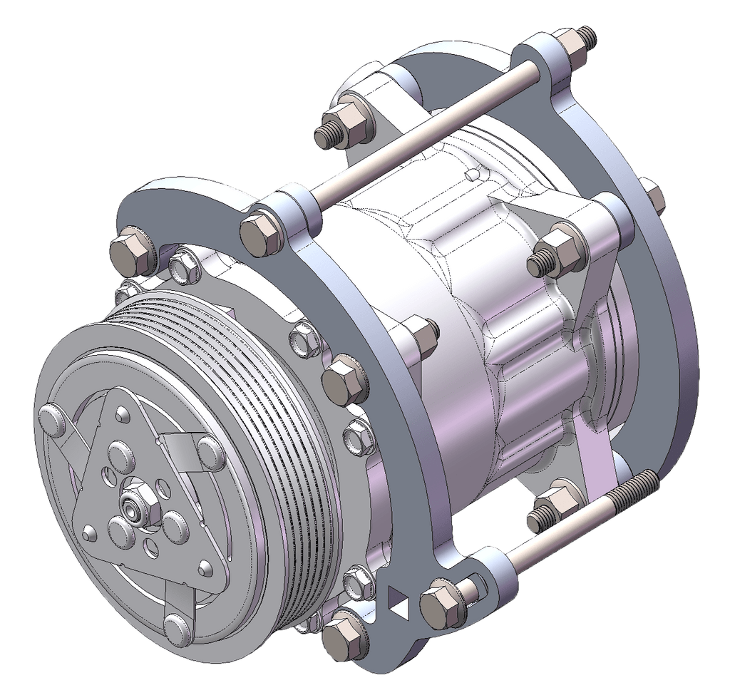 Air Conditioning System -Front Accessory Drive Kit - GM Gen V LT Based ...